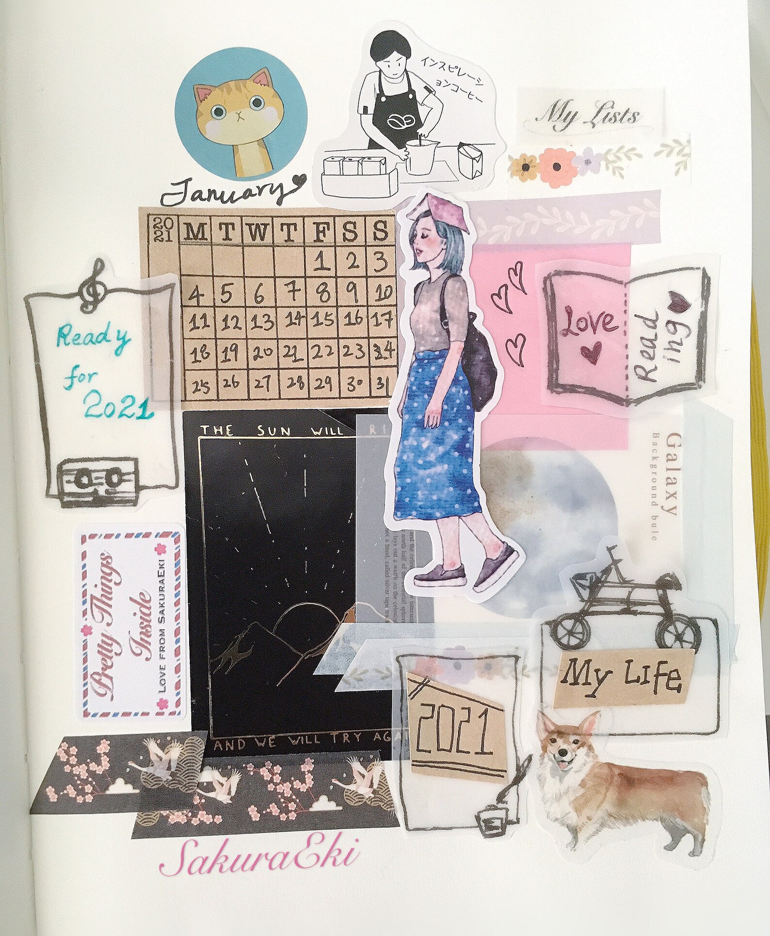 Girl Stickers Fashion Girl Stickers Lifestyle Stickers - Etsy