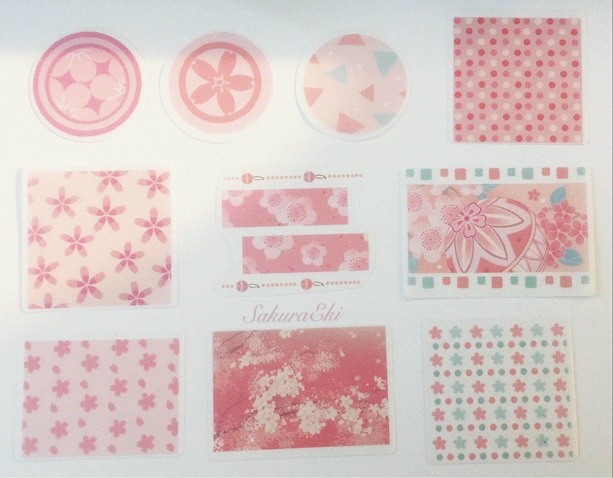 Sakura Cherry Blossom Sticker Pack Japanese Sticker Pack 15 | Etsy