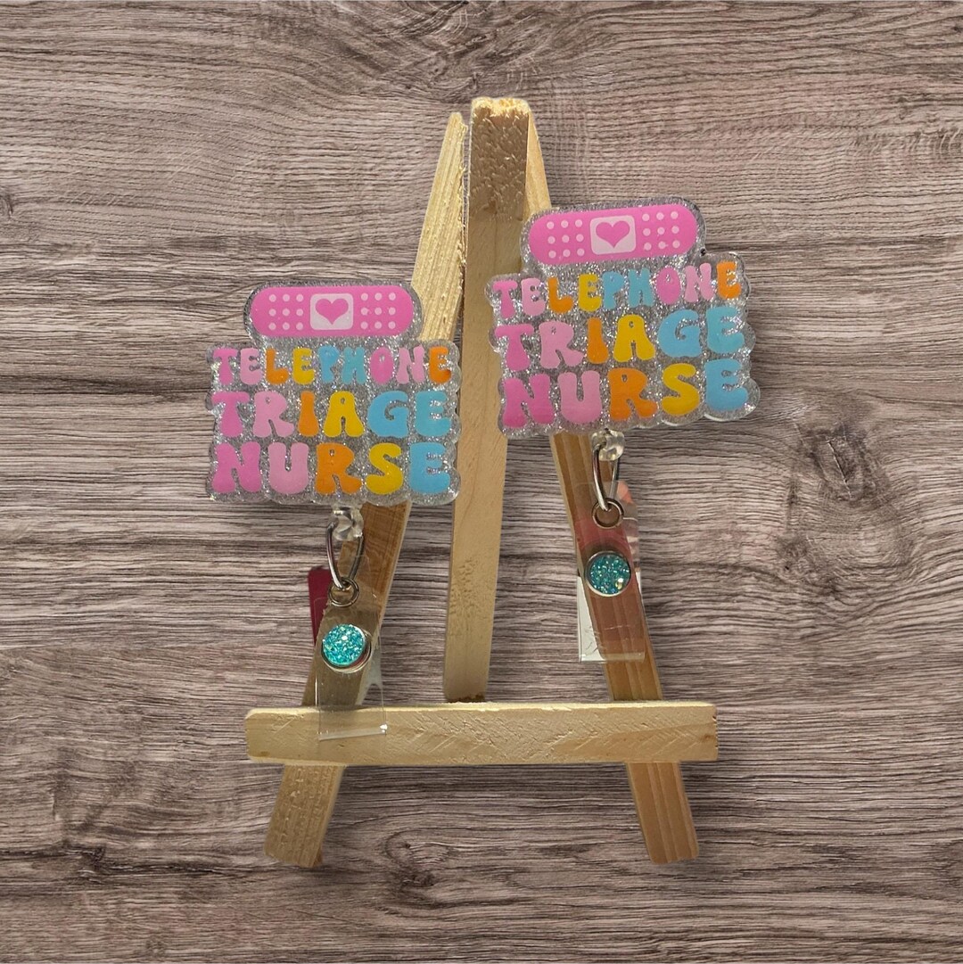 Telephone Triage Nurse Badge Reel - Etsy