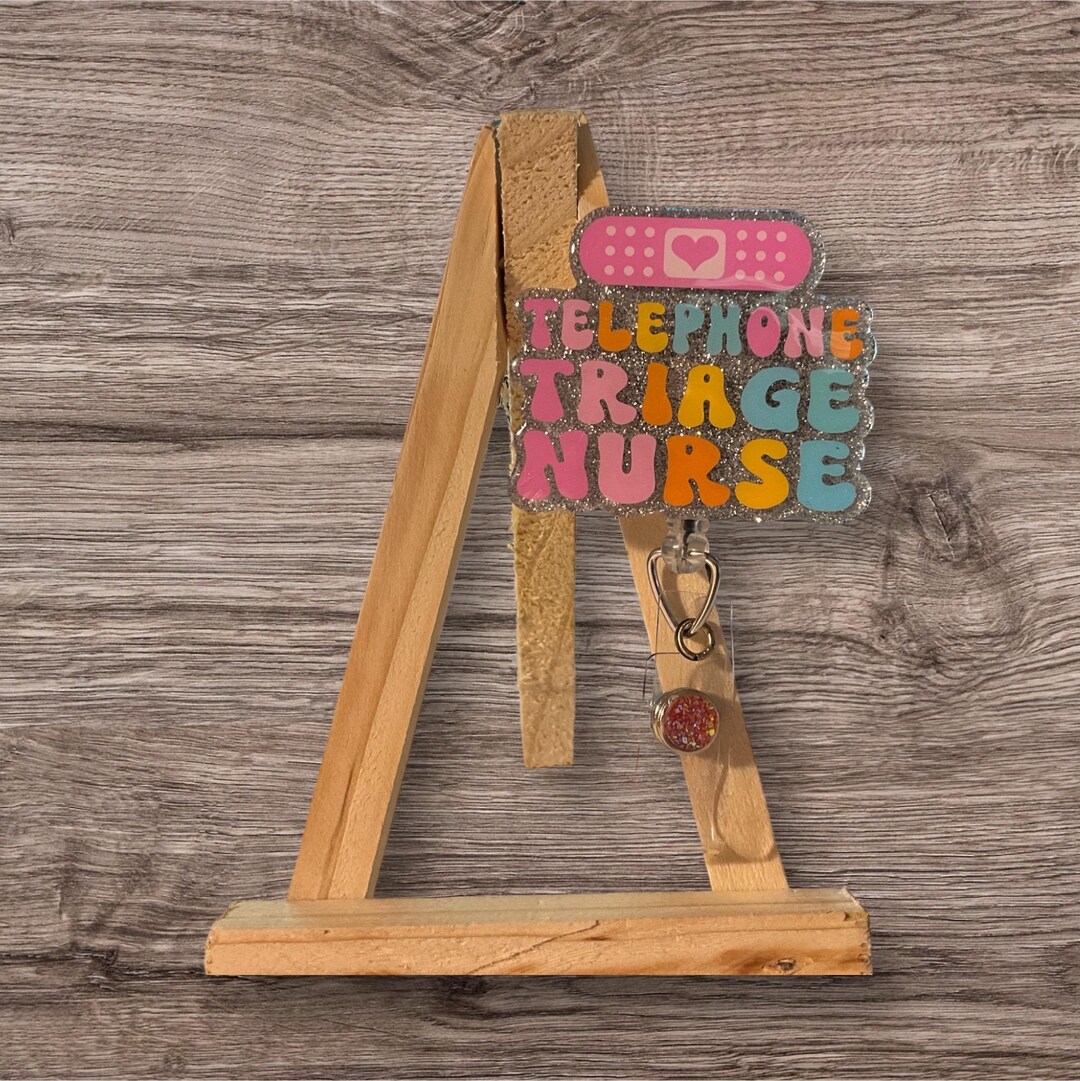 Telephone Triage Nurse Badge Reel - Etsy