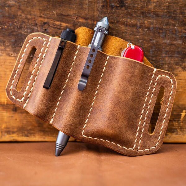Edc Pouch Leather - Etsy
