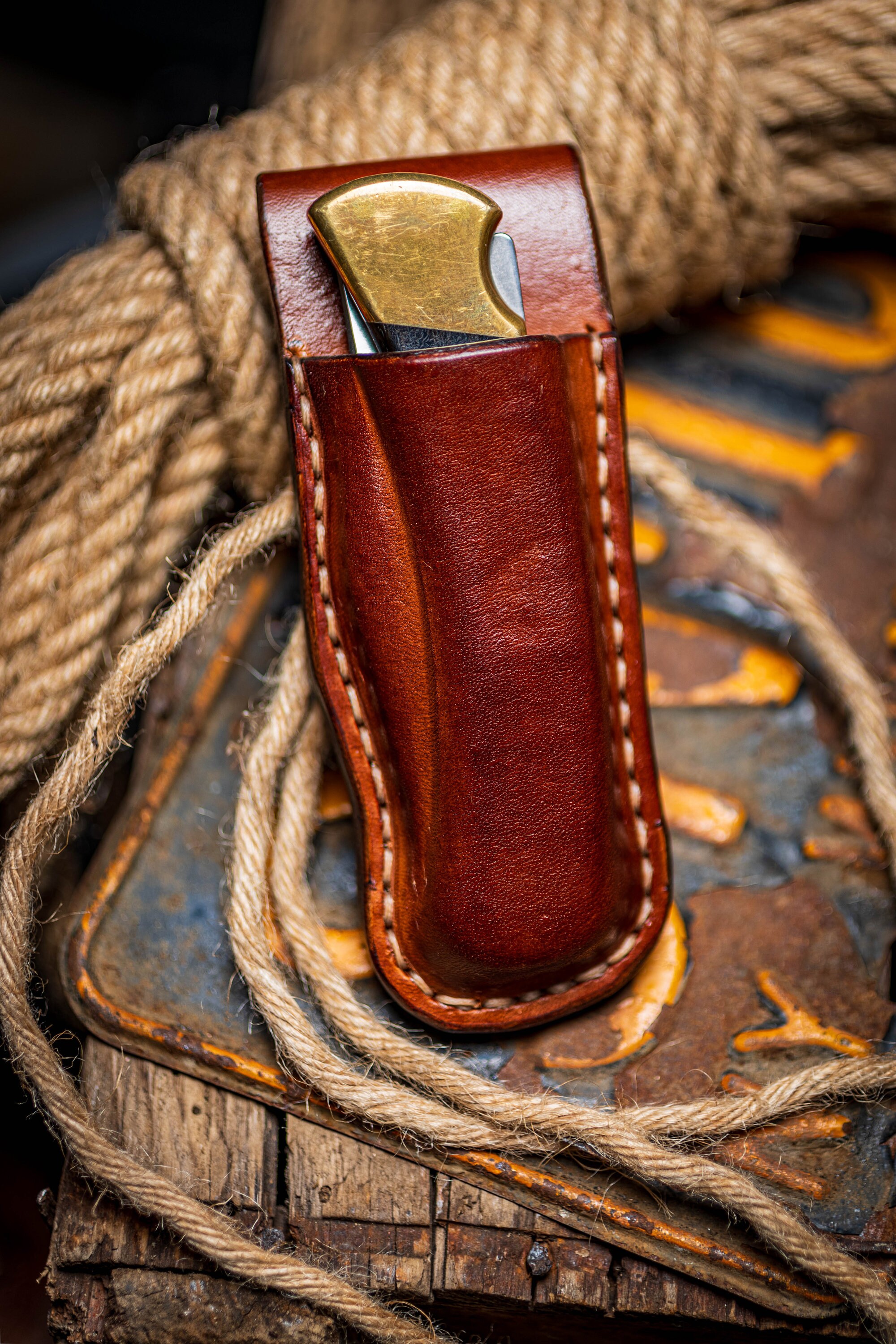 Handmade Leather Knife Sheath for Buck 110 - Wet Formed Veg Tan - Etsy
