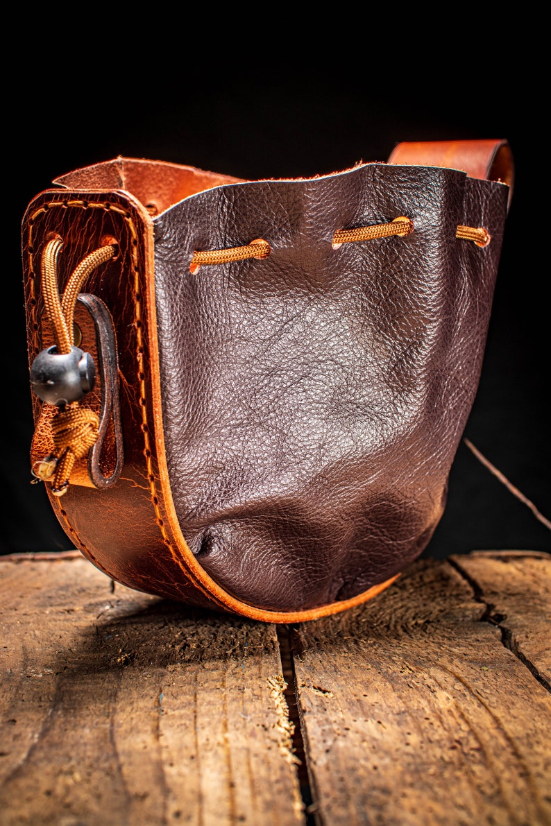 Handmade Full-grain Leather Tinder Pouch With Belt Loop - Etsy