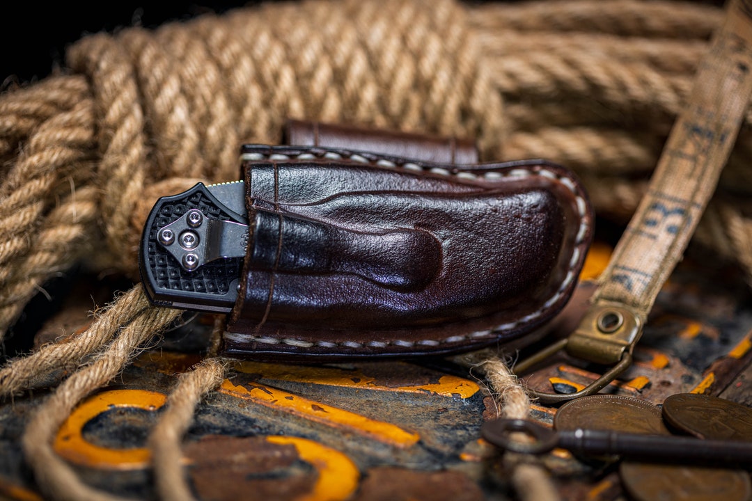 Wet Formed Leather Knife Sheath for a Spyderco Native 5 - Etsy