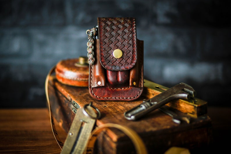 Leather Belt Pouch for Leatherman Wave Maglite Solitare and - Etsy