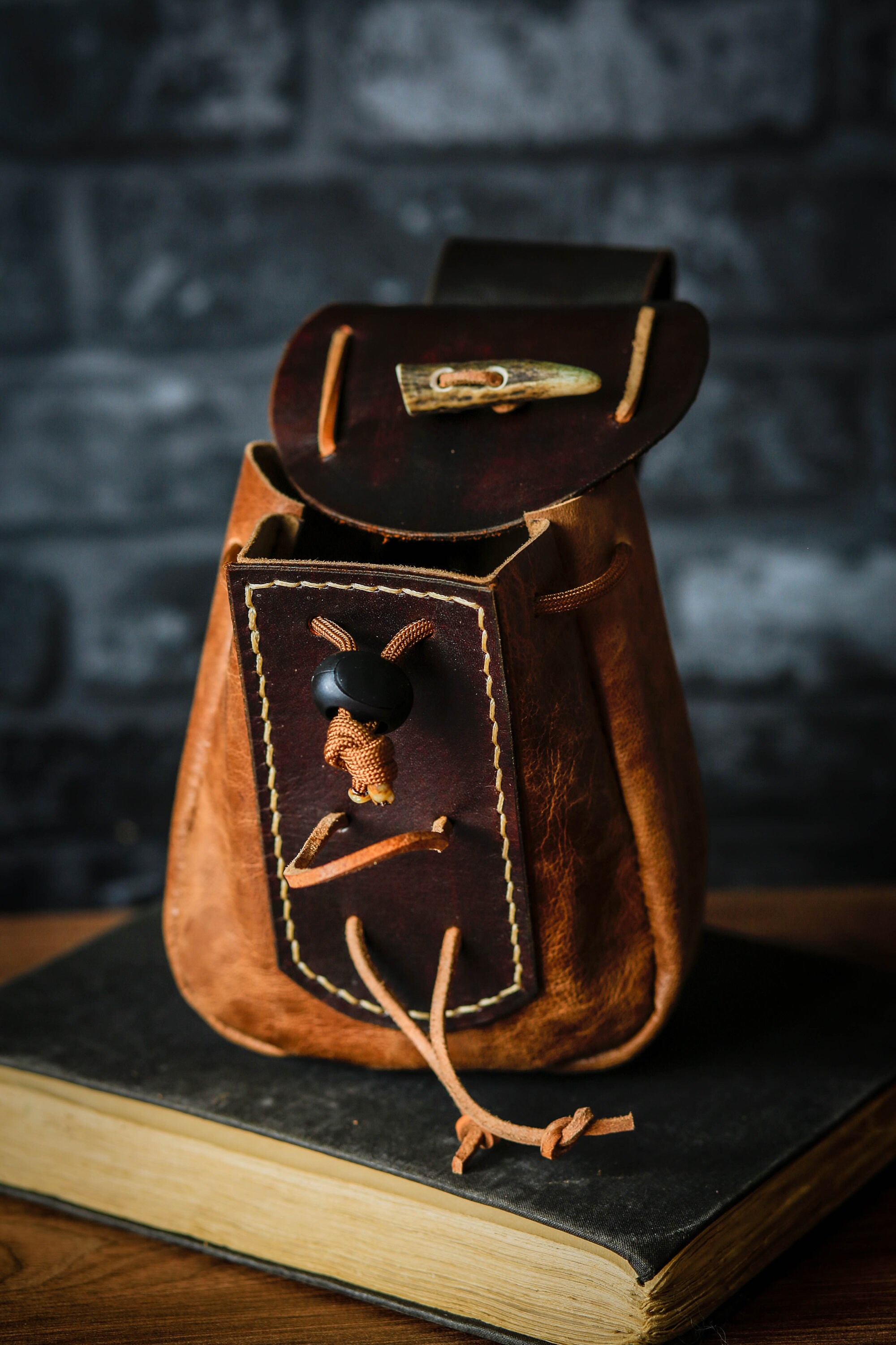 Hand Made Leather Bushcraft Pouch - Etsy UK