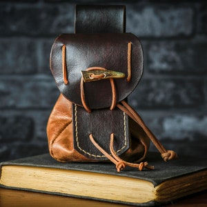 Hand Made Leather Bushcraft Pouch - Etsy UK