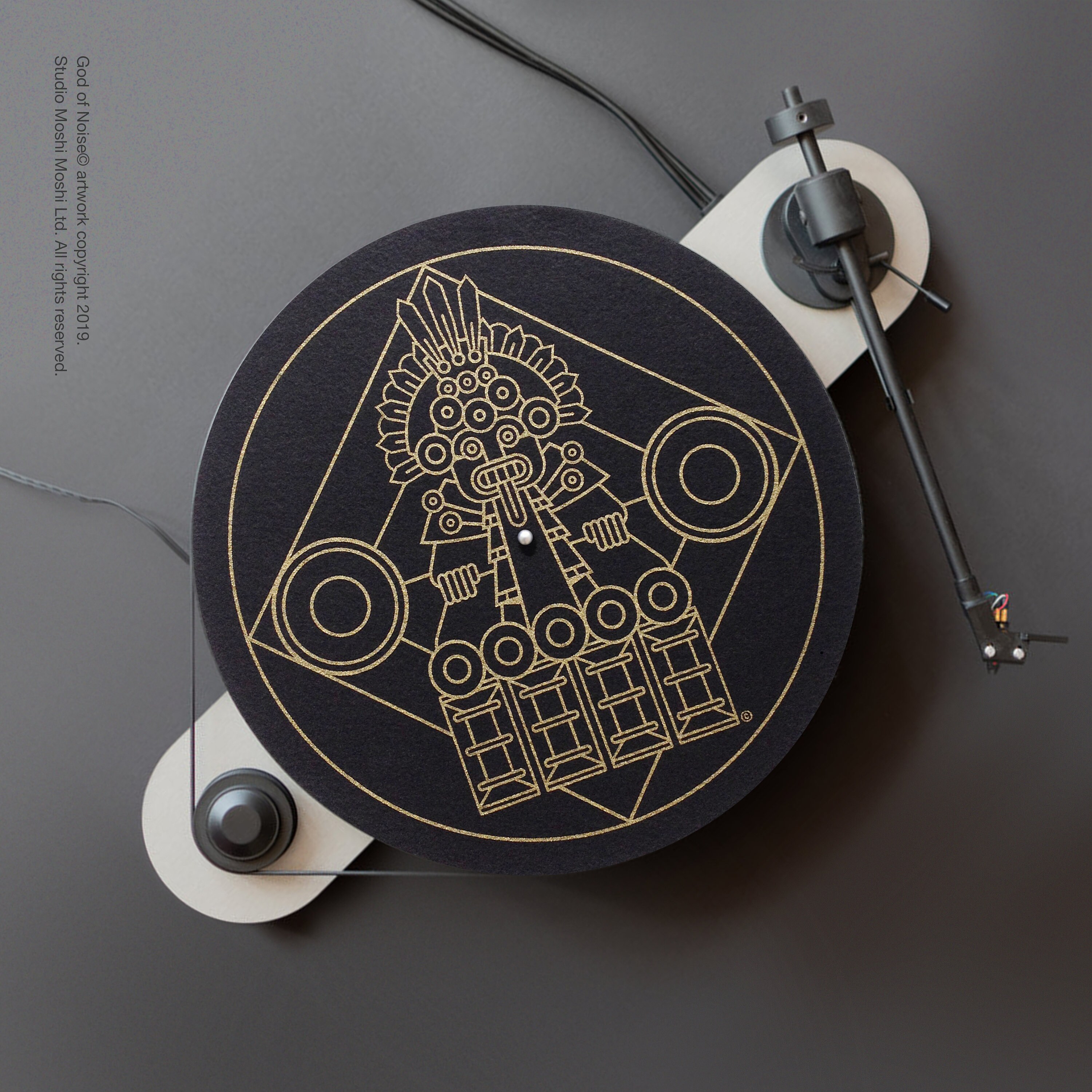 DJ Slipmat Vinyl Record Player Decks Platter Mat for 12 Turntables - Etsy