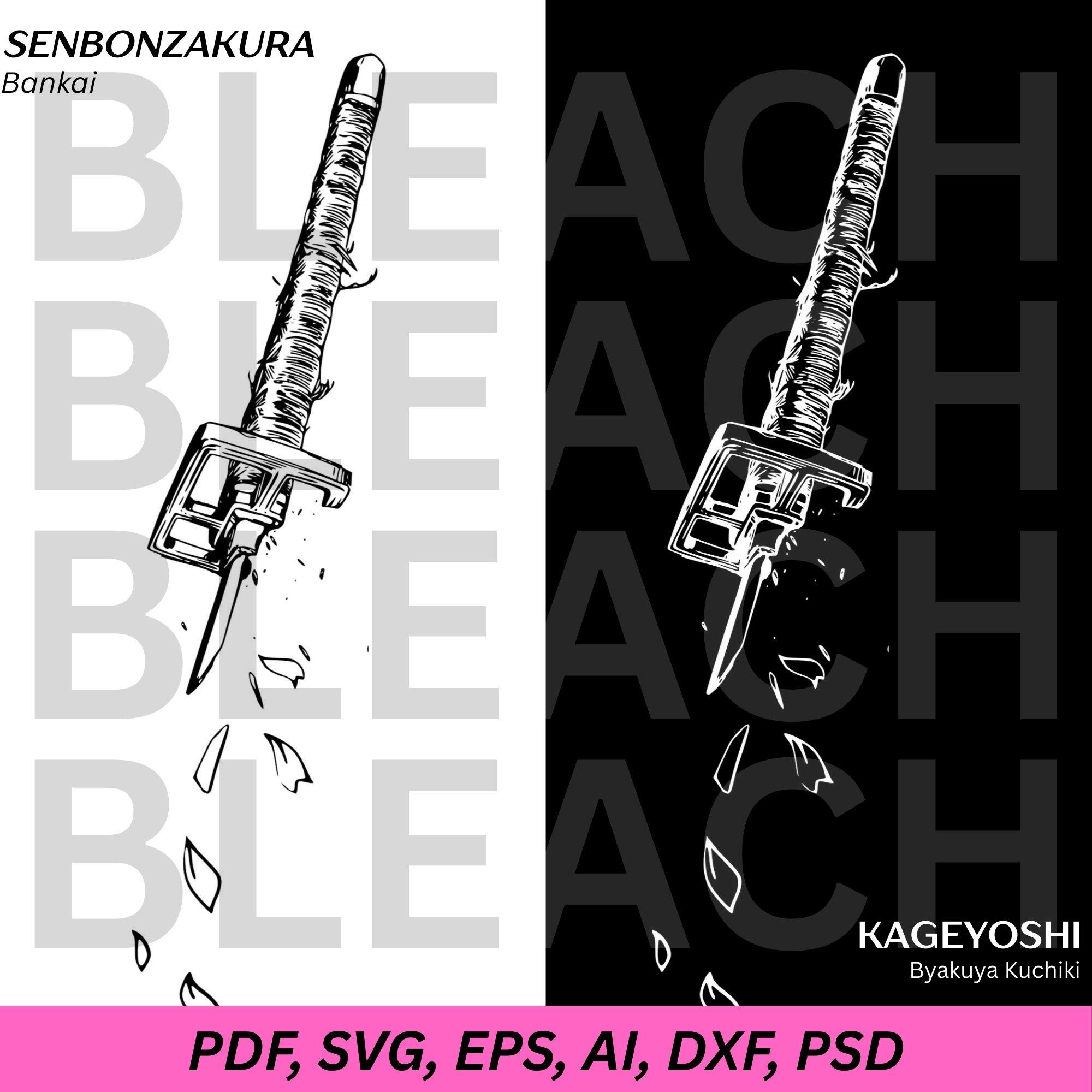 Bleach Anime, Byakuya Kuchiki, Bleach Sword, Bankai, Bleach Anime Merch ...