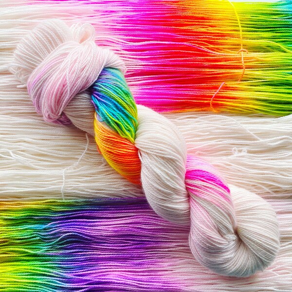 Rainbow Yarn - Etsy