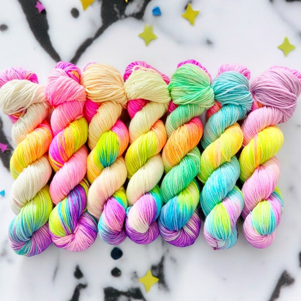 Rainbow Yarn - Etsy