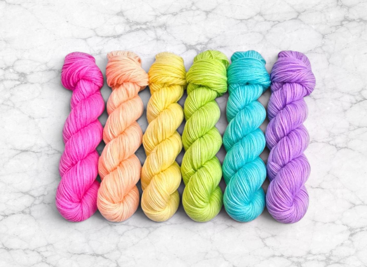 You’re My Highlight, Single Skeins, Neon Hand Dyed Yarn - Etsy