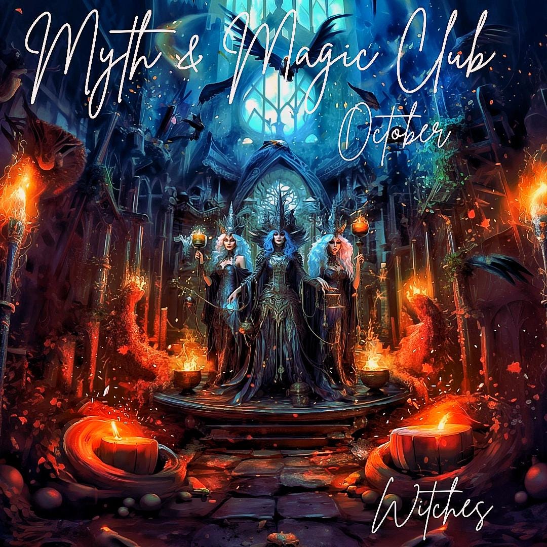 Myth & Magic Hand Dyed Yarn Monthly Mystery Club, October is Witches ...