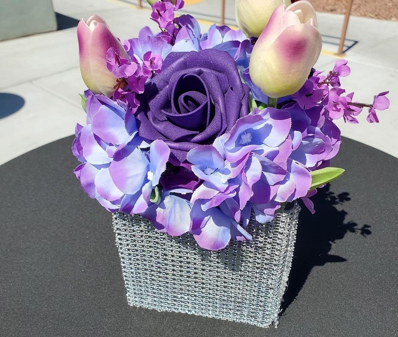 Bling Floral Wedding Centerpiece - Etsy