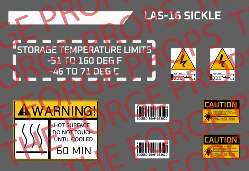 Helldivers 2 LAS-16 Sickle - High Quality, Accurate Graphics Sticker ...