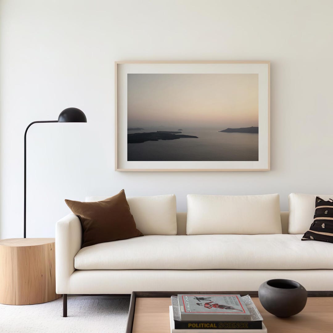 Art Photography, Tranquil Landscape on Santorini, Minimal, Aesthetic ...
