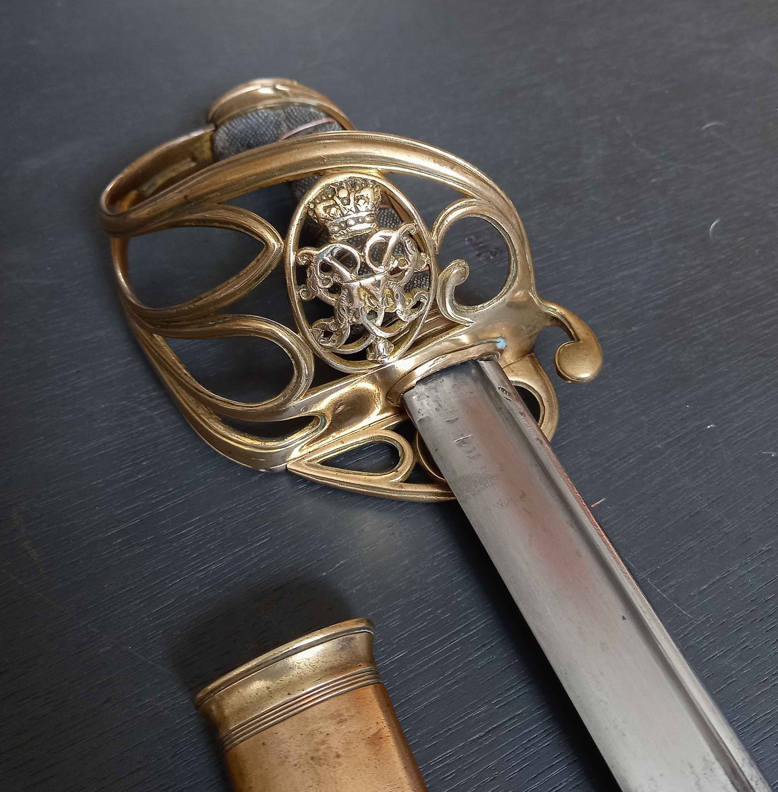 S Army Officer Saber Gold