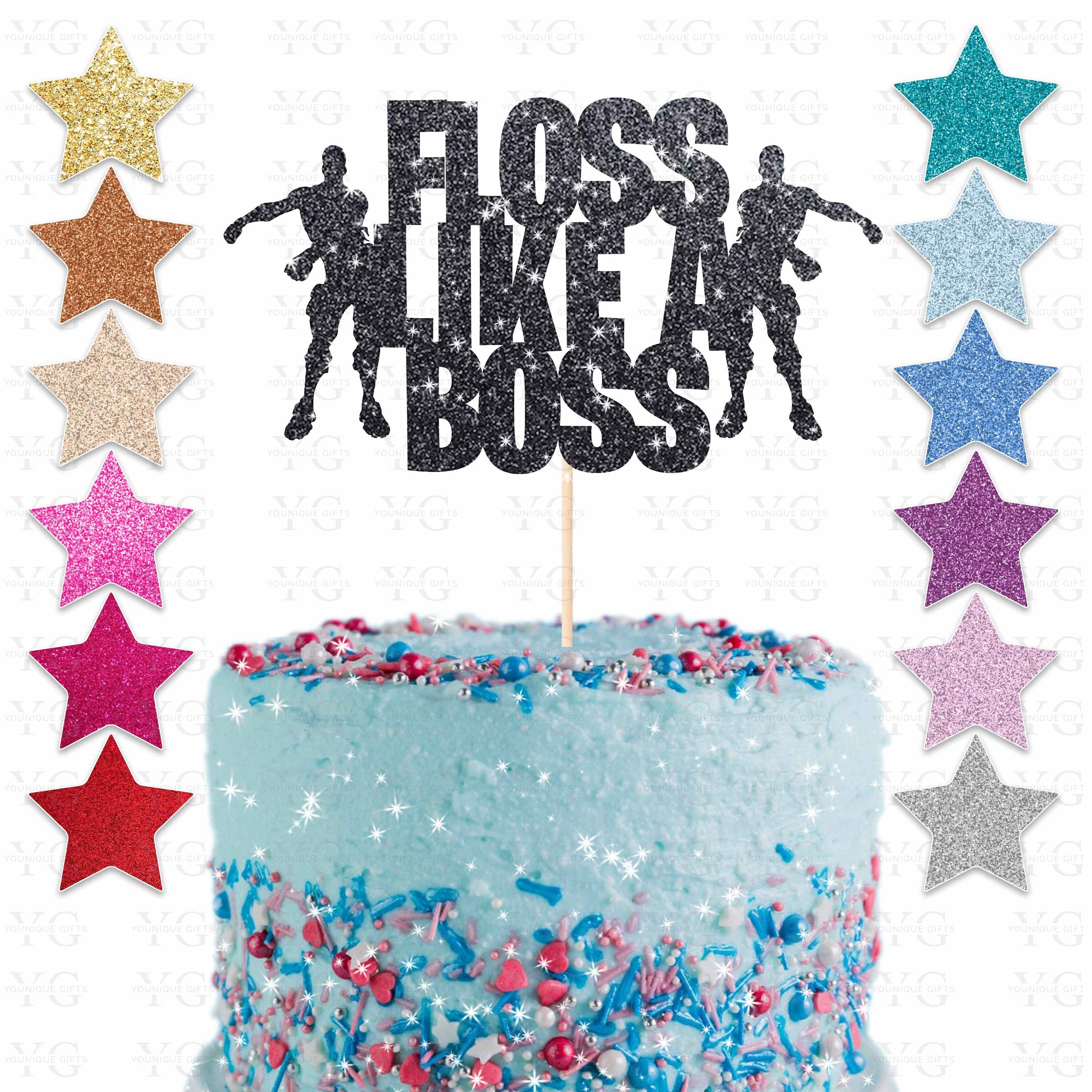 Custom Glitter Cake Topper Personalised Cake Topper Any Etsy