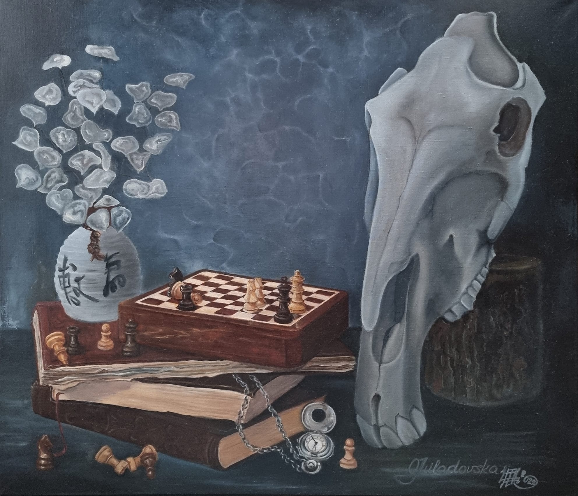 Vanitas Still Life Drawing