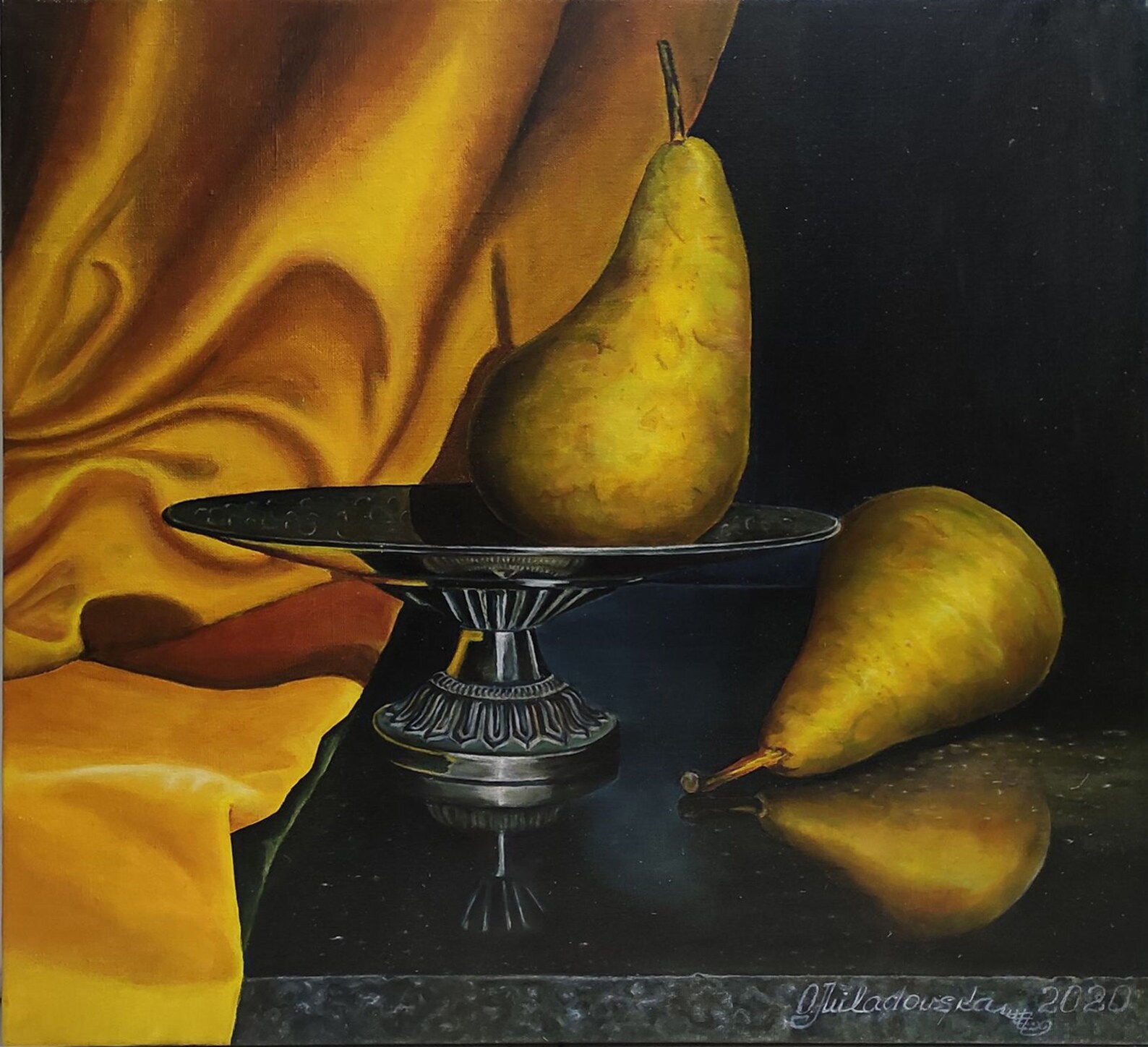 Print. Still Life With Pears. Fruit Still Life Print Modern Art Fruit ...