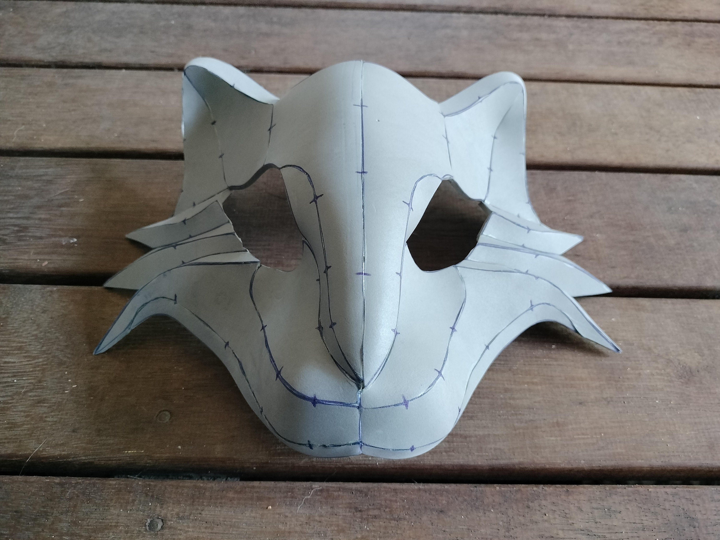 Cat Mask Masquerade Foam Pattern
