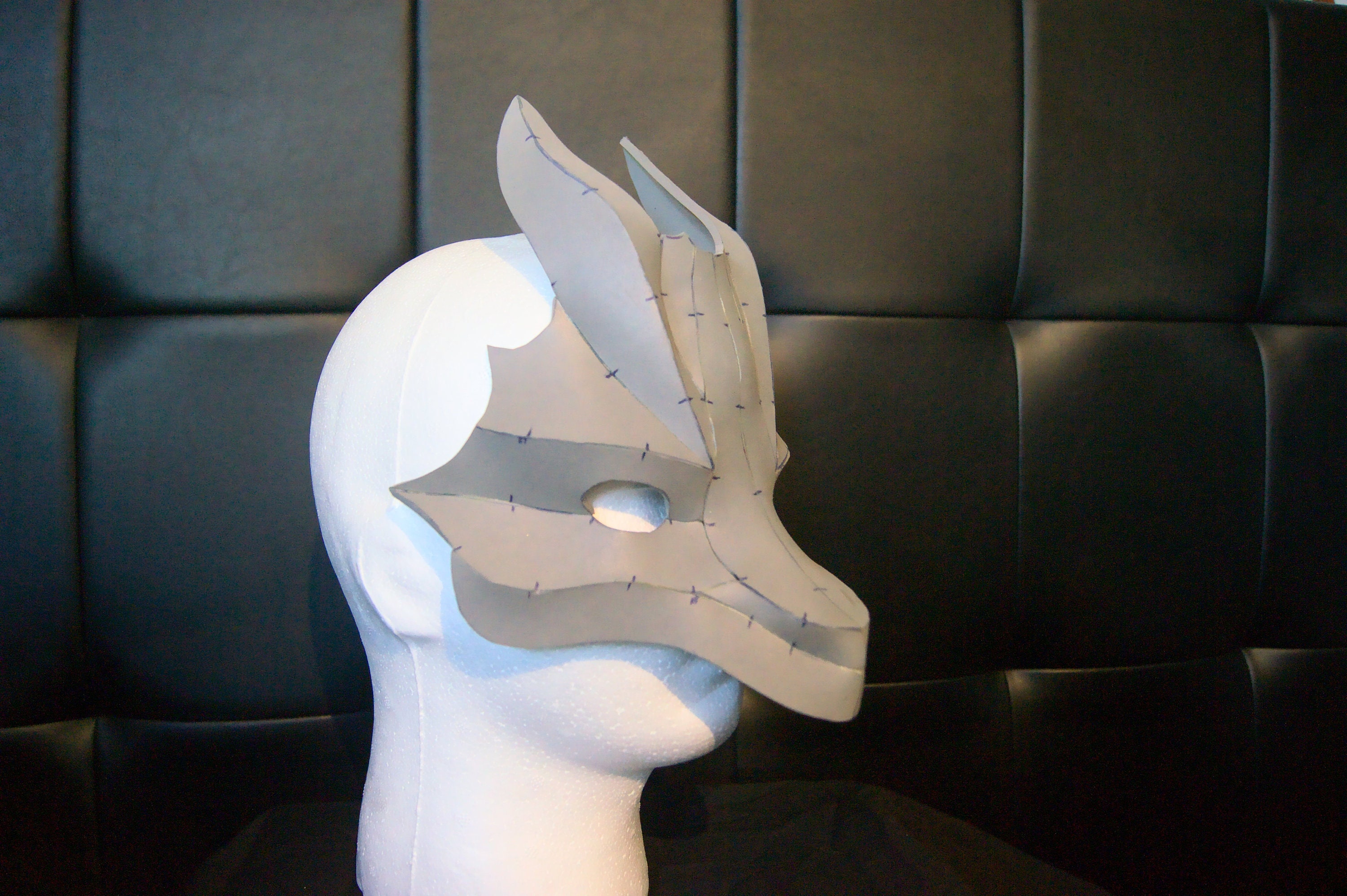 Dragon Mask Masquerade Foam Pattern