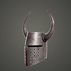Winged / Horned Helmet 3D Print Stl Model | for Medieval / Renaissance ...