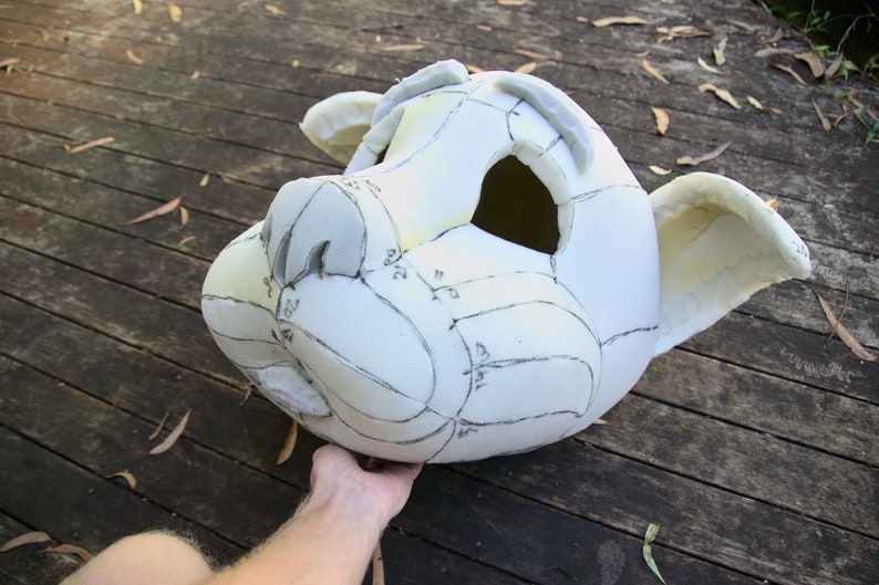 Dog Fursuit Mascot Head Foam Patterns | Costumes, Cosplays, Canine ...