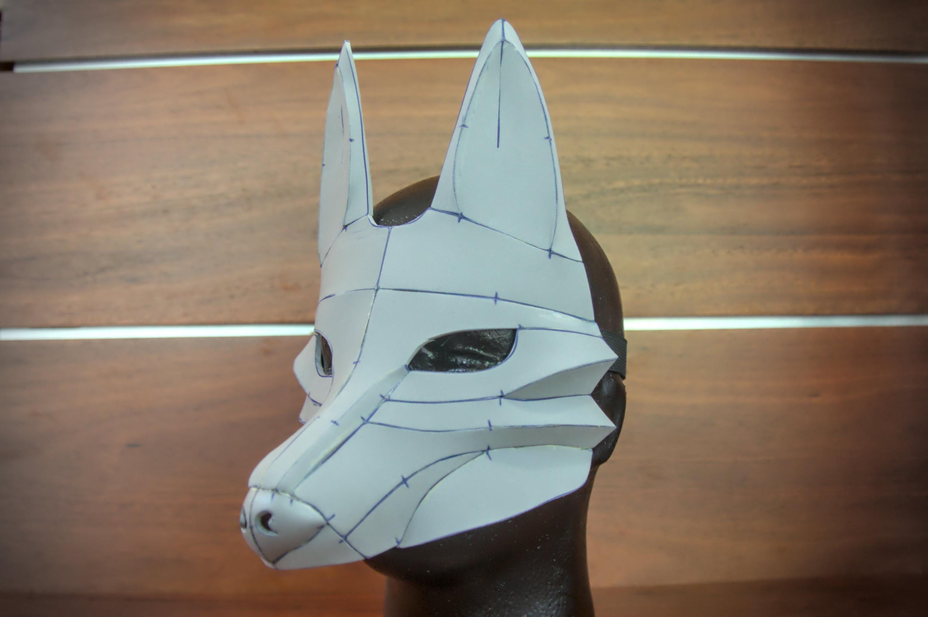 Anubis and Dog Mask Masquerade Foam Pattern | Cosplays, Costumes ...
