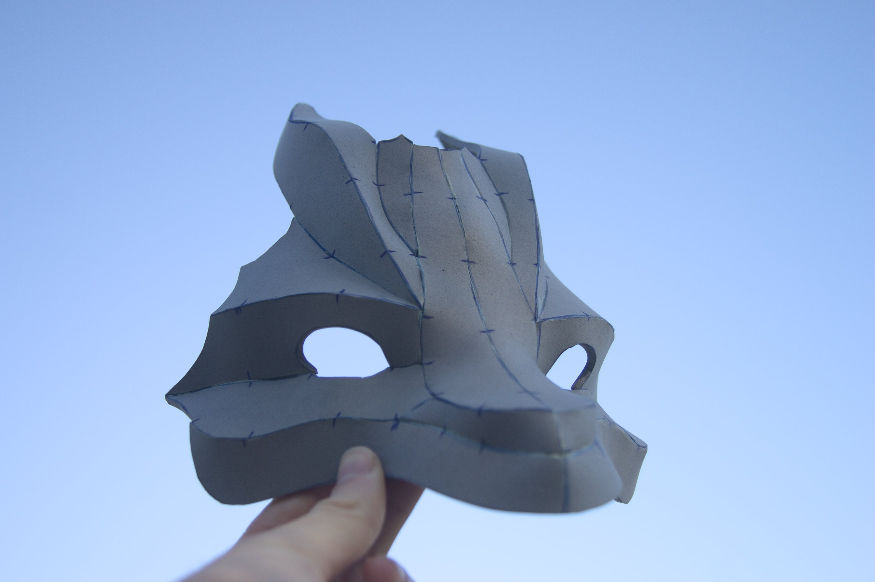 Dragon Mask Masquerade Foam Pattern