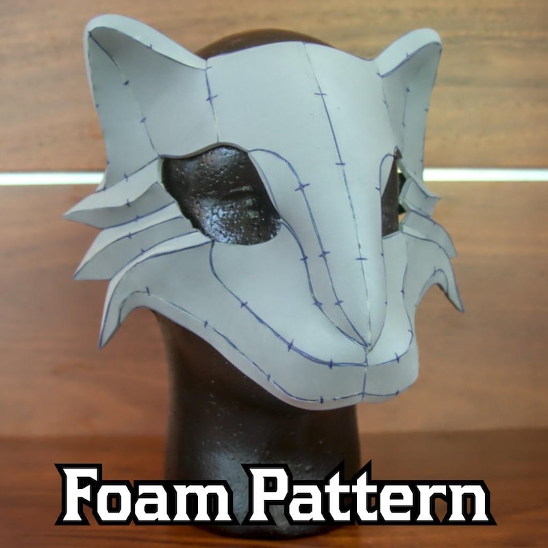 Leather Cat Mask Pattern - Etsy