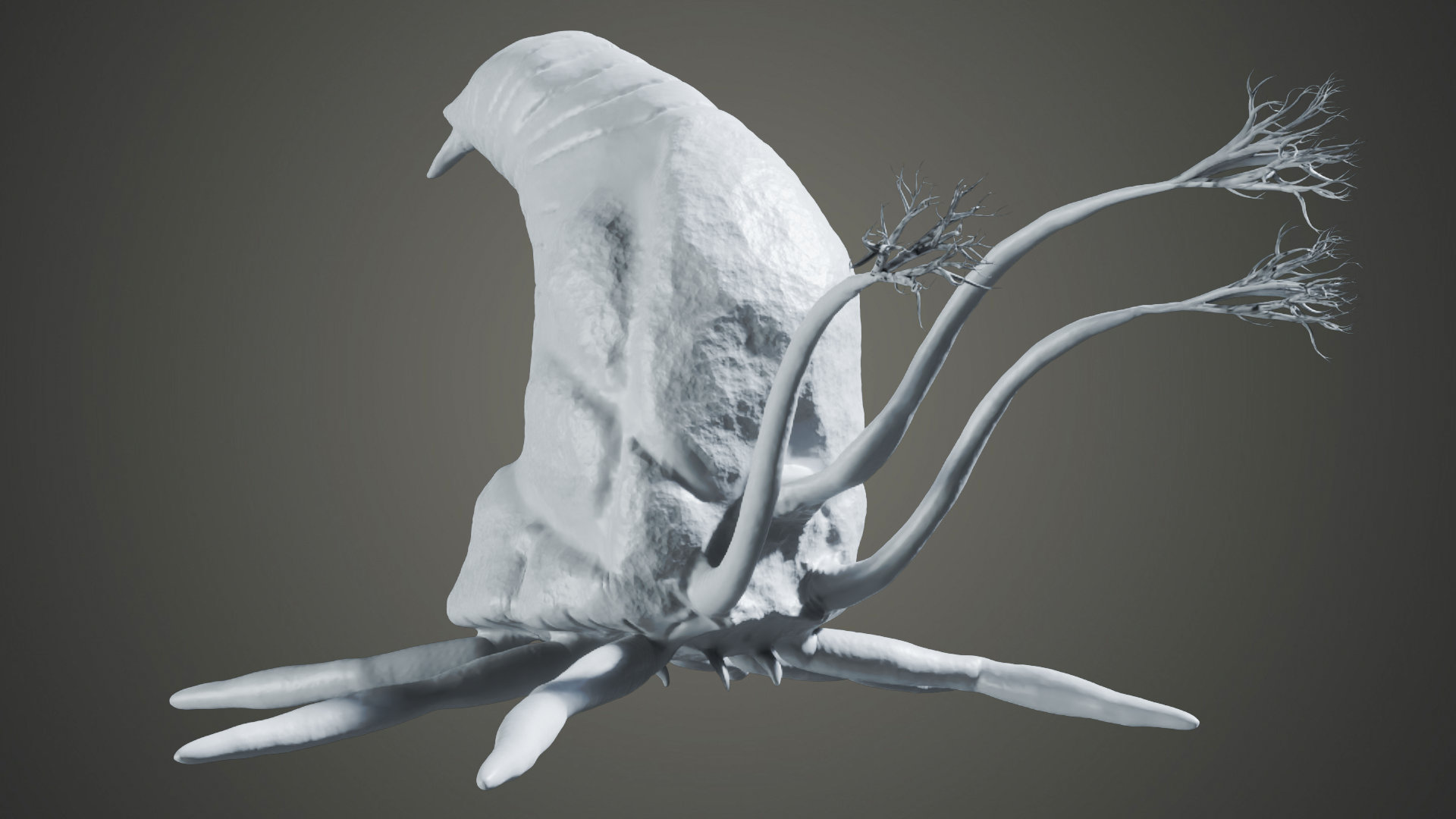 Halo Flood Infection Form 3D Print Files | Miniature / Figurine and ...