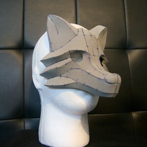 Animal Masquerade Mask Foam Pattern Bundle Anubis, Wolf, Cat, Bunny ...