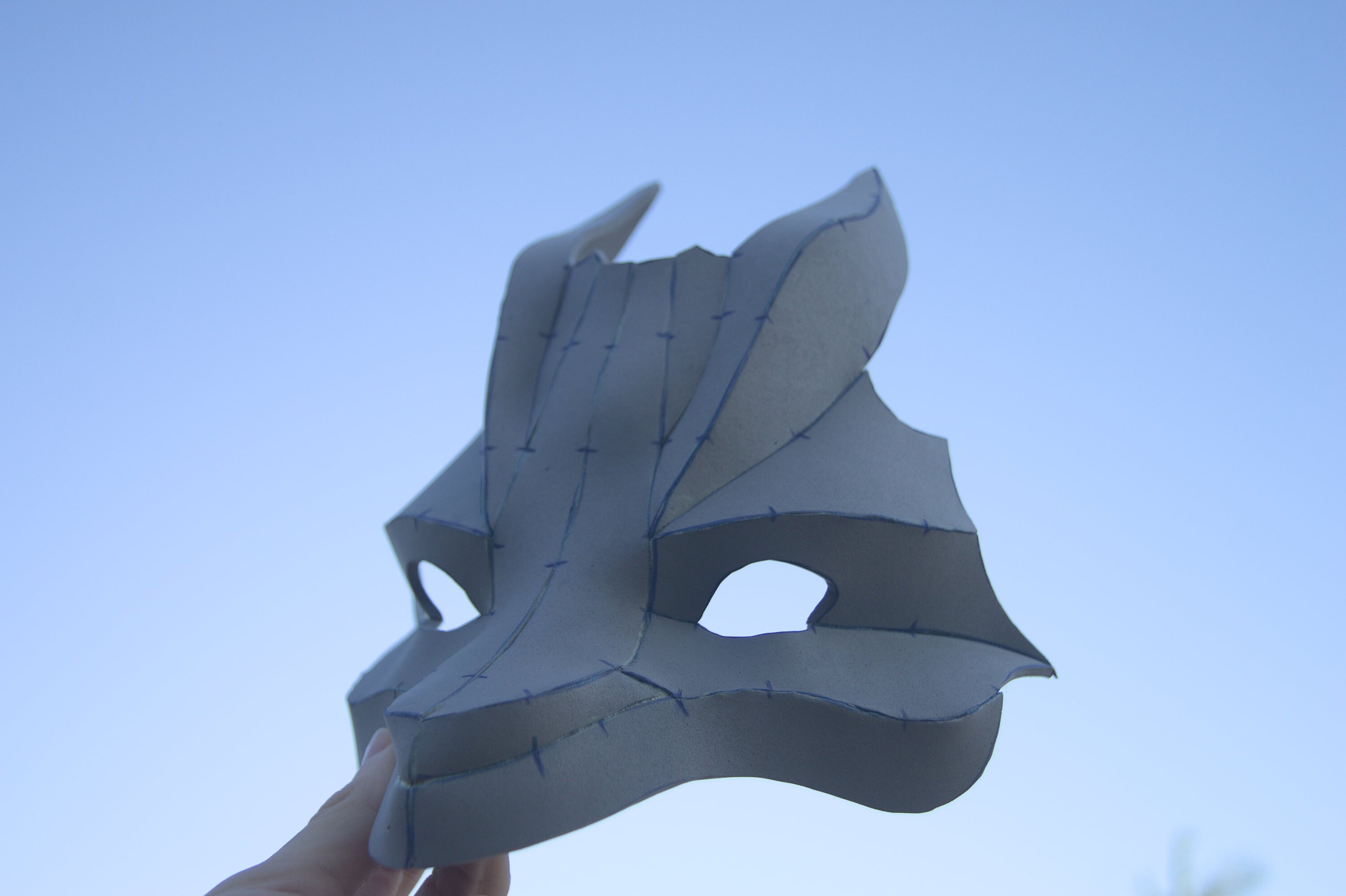 Dragon Mask Masquerade Foam Pattern