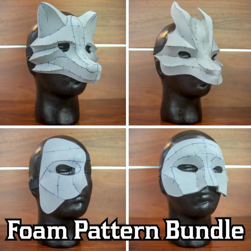 Leather Cat Mask Pattern - Etsy