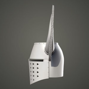 Winged / Horned Helmet 3D Print Stl Model for Medieval / Renaissance ...