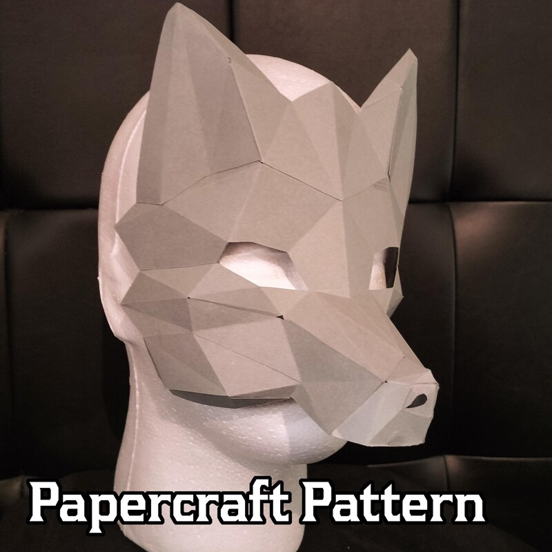 Paper Animal Mask - Etsy
