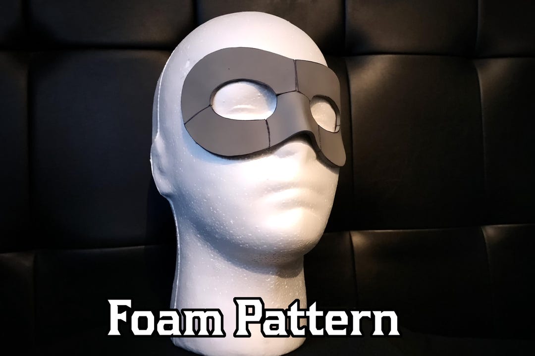 Hero Villain Mask Foam Pattern Costume Accessory, Cosplays, Party, Face ...