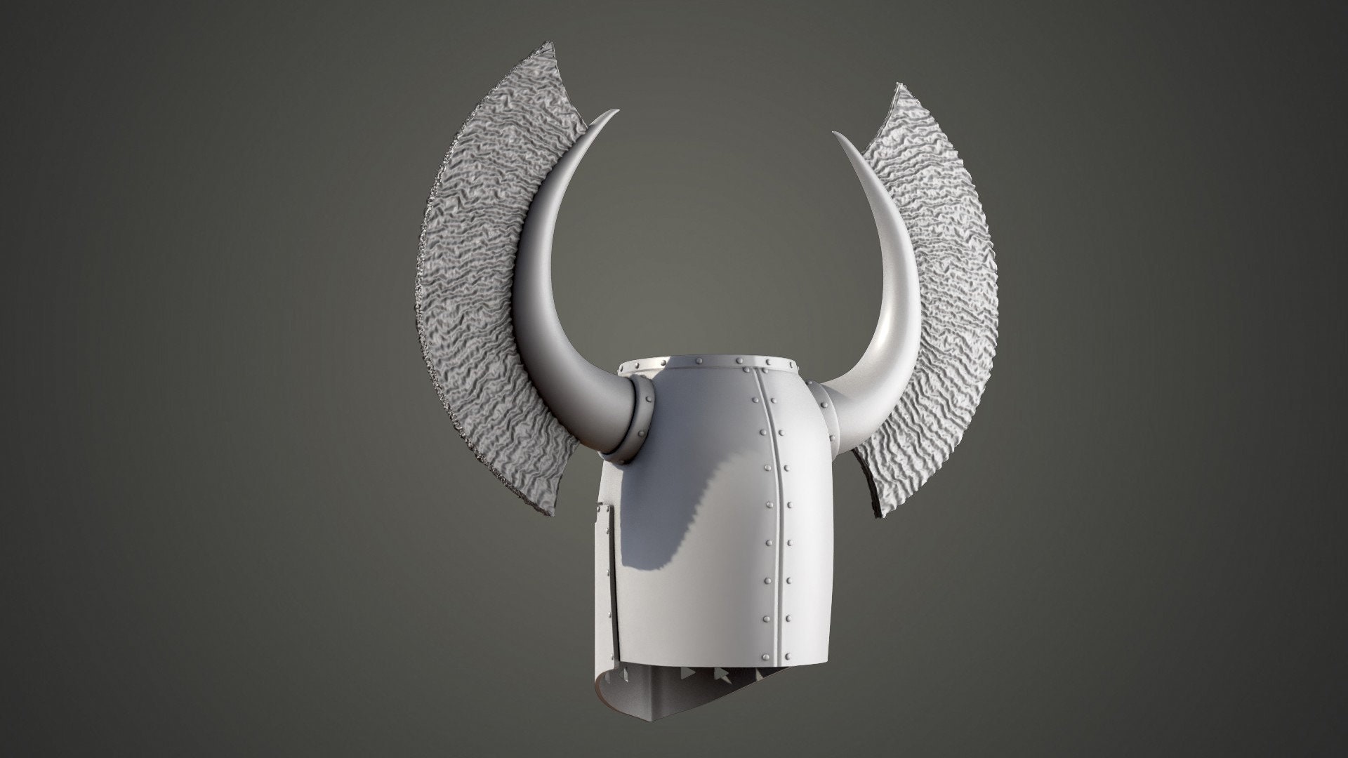 Winged / Horned Helmet 3D Print Model