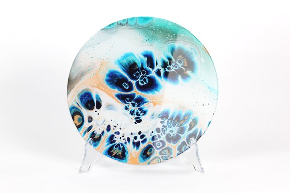 Ocean Flowers Tiktus Color Plate Wall Art Wall - Etsy