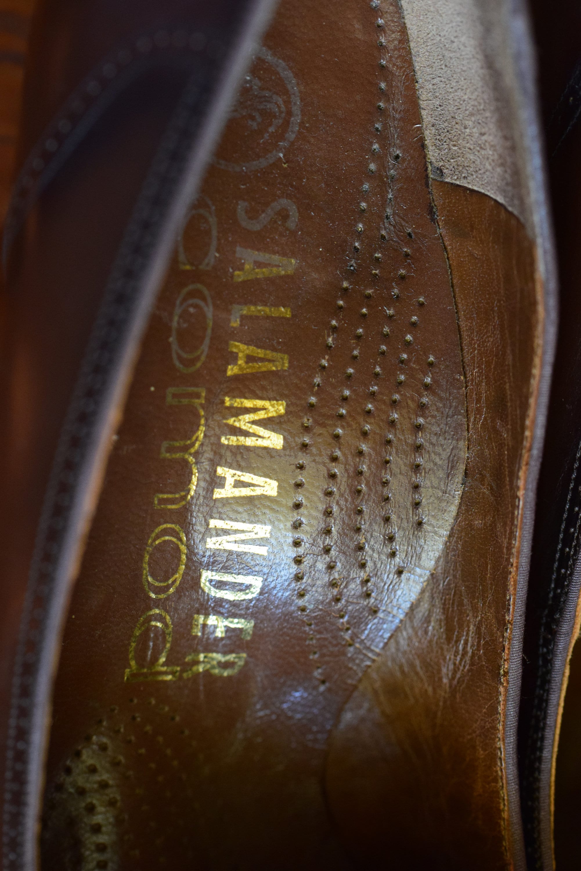 40s/50s Pumps Salamander Leather Brown Petticoat Roaring - Etsy