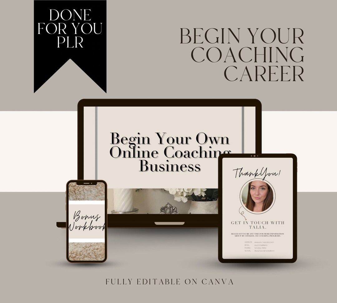Editable Workbook Templates | Done for You | Begin Your Own Online ...