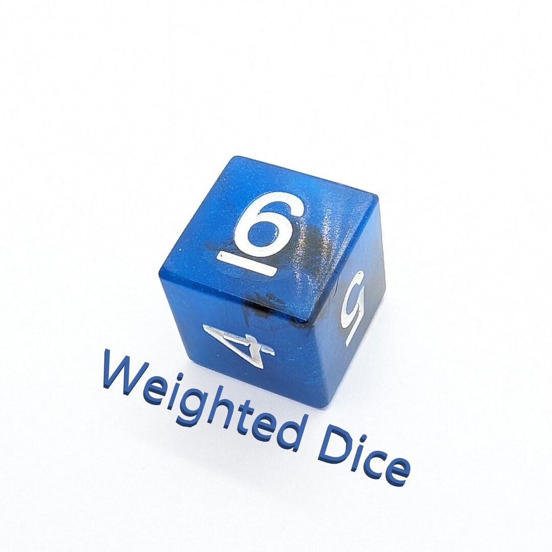 Weighted Dice for D&D D6 Arcane Lapis - Etsy
