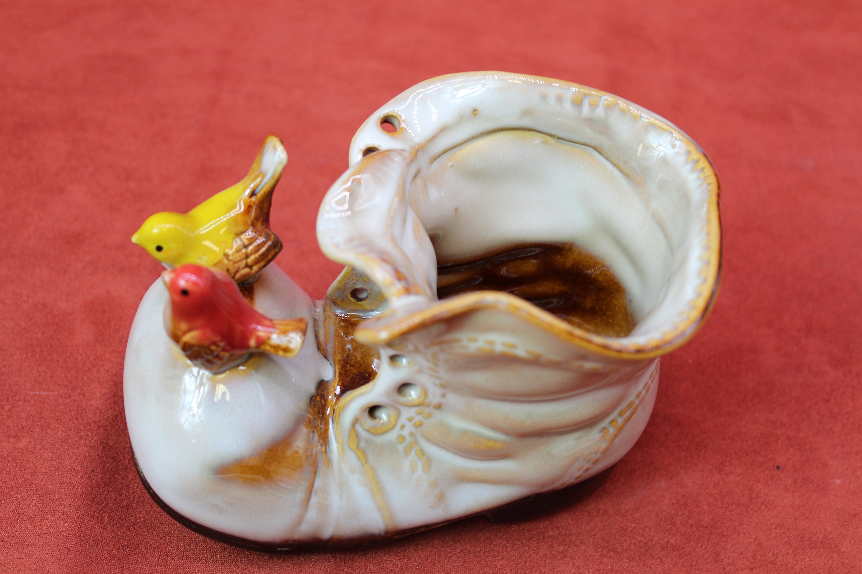 Planter Ceramic Pair Flower Pot Shoe Shape Home /office Gift - Etsy