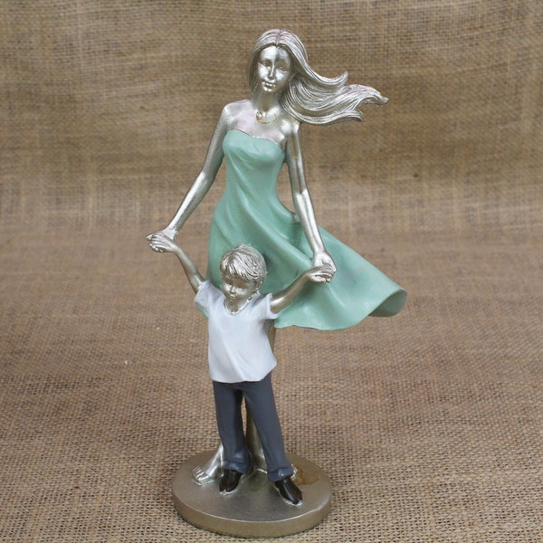 Mother Child Statue - Etsy
