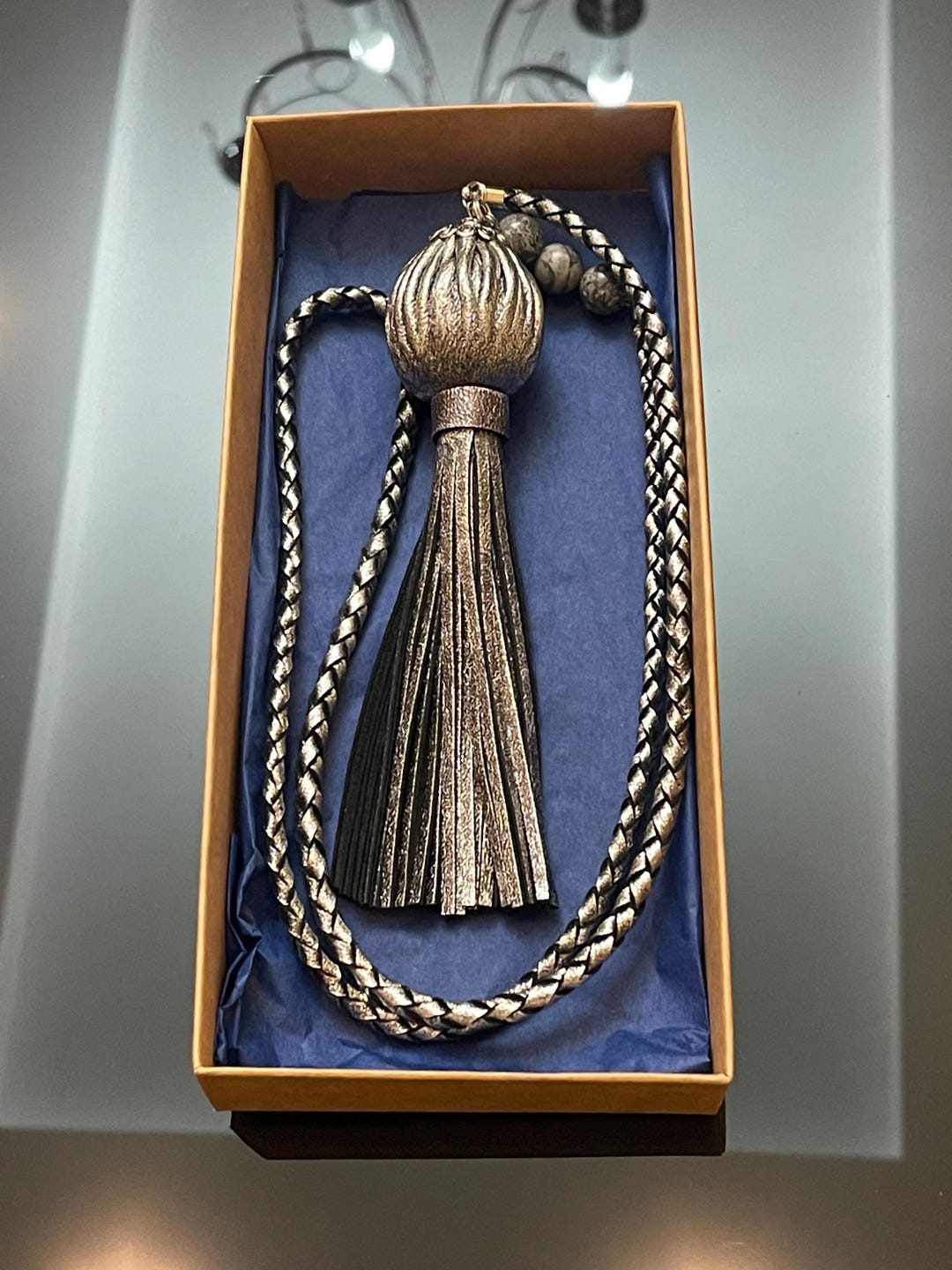 Silver Colour Modern and Bombastic Beauty Necklace, Silver Pendant for ...