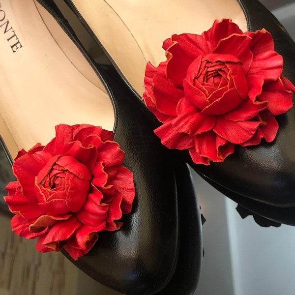 Red Rose Shoes - Etsy
