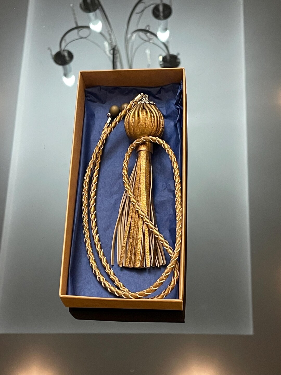 Gold Colour Modern and Bombastic Beauty Necklace, Gold Pendant for ...