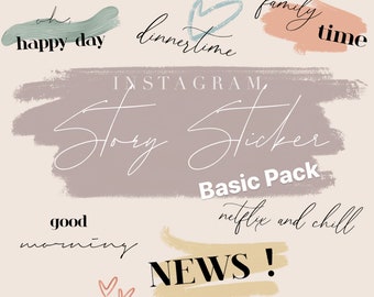 Instagram Story Sticker by Laurralucie - Etsy