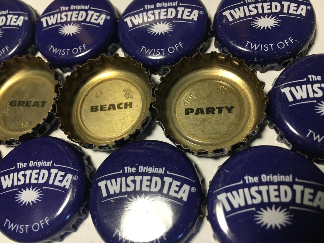 Twisted Tea Bottle Caps 50 - NO DENTS - Etsy